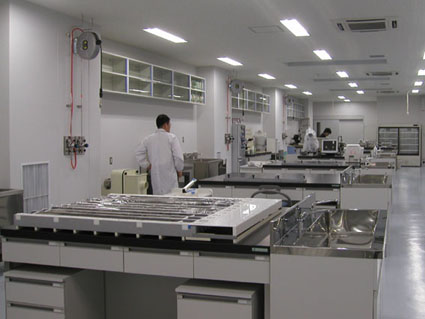 Sampling of marine core E